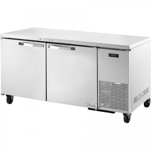 True TUC-67F-HC~SPEC3, 67" 2 Solid Door Deep Undercounter Freezer, Spec ...