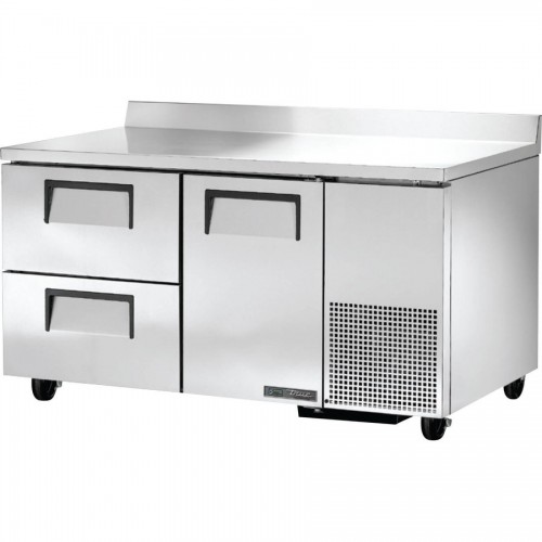 True TWT-60-32D-2-HC, 60" 1 Solid Door, 2 Drawer Worktop Refrigerator