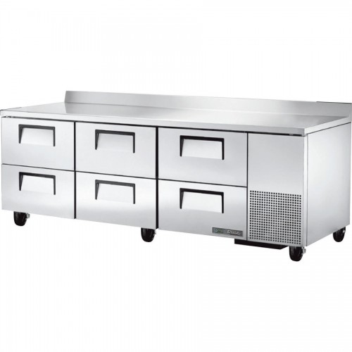 True TWT-93D-6-HC, 93" 6 Drawer Deep Worktop Refrigerator