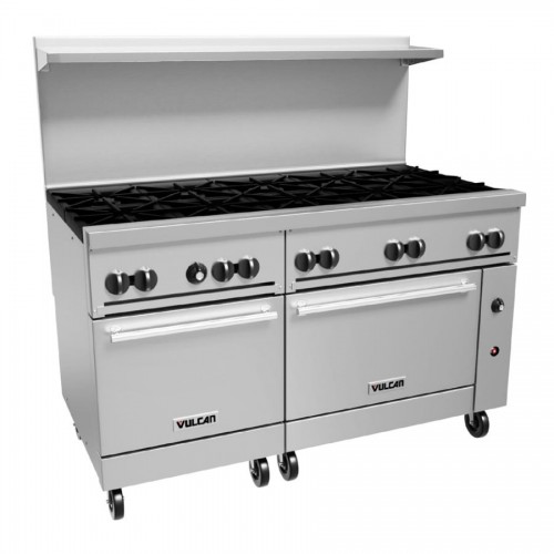 Vulcan 60SS-10BN Endurance 10-Burner 60" Natural Gas Range with Two ...