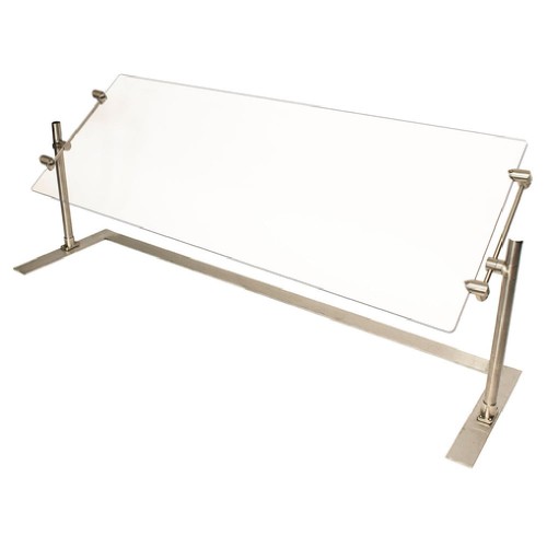 BK Resources SG-P-72 Portable Adjustable Sneeze Guard 72" Adjusts ...